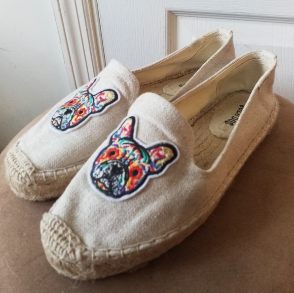 Soludos | Shoes | Soludos Frenchie Platform Smoking Slipper Embroidered ...